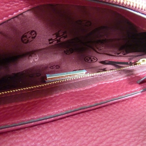 Tory Burch | Bags | Tory Burch Dark Merlot Leather Harper Crossbody Bag ...